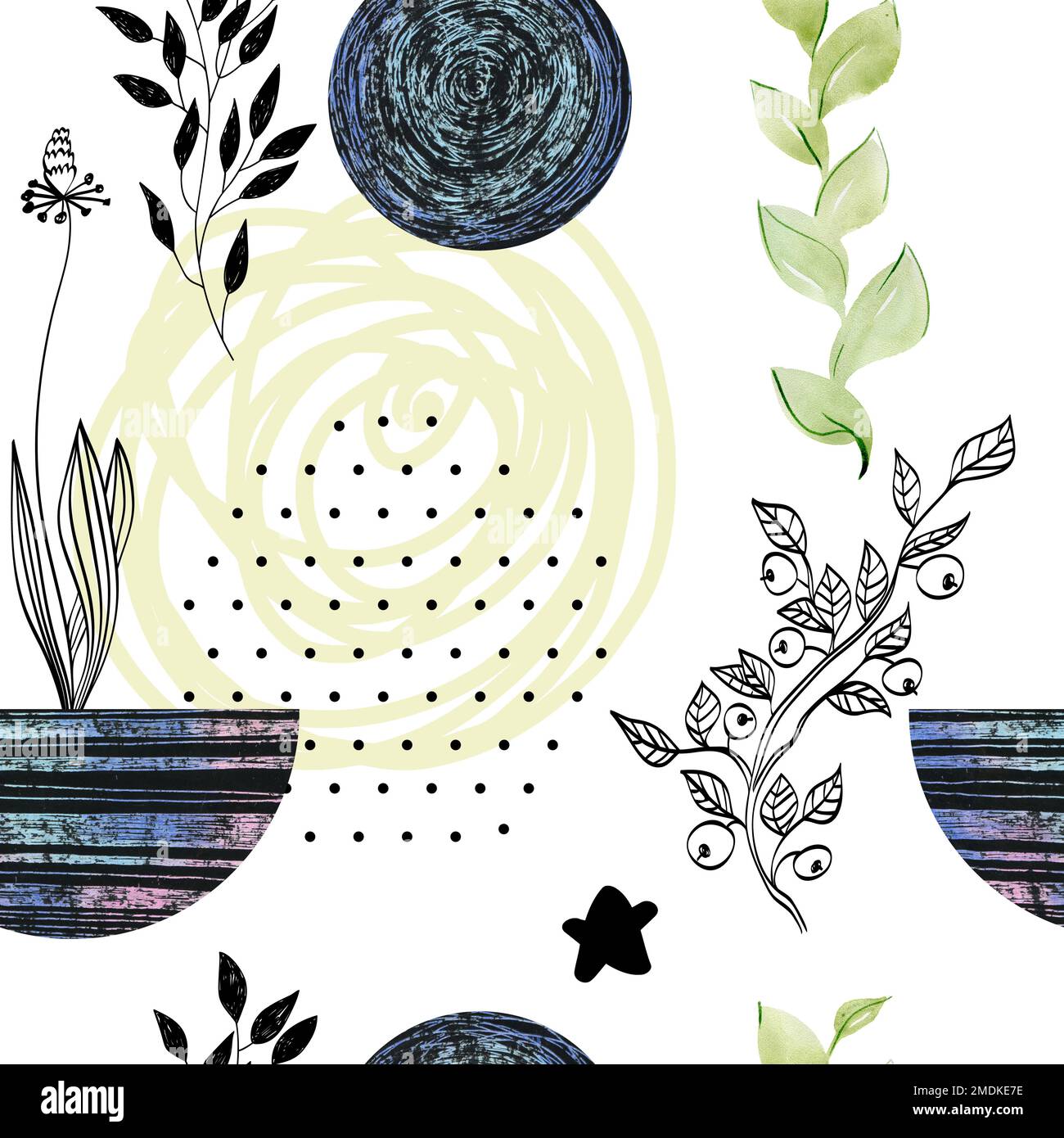 Watercolor abstract pattern Stock Photo - Alamy