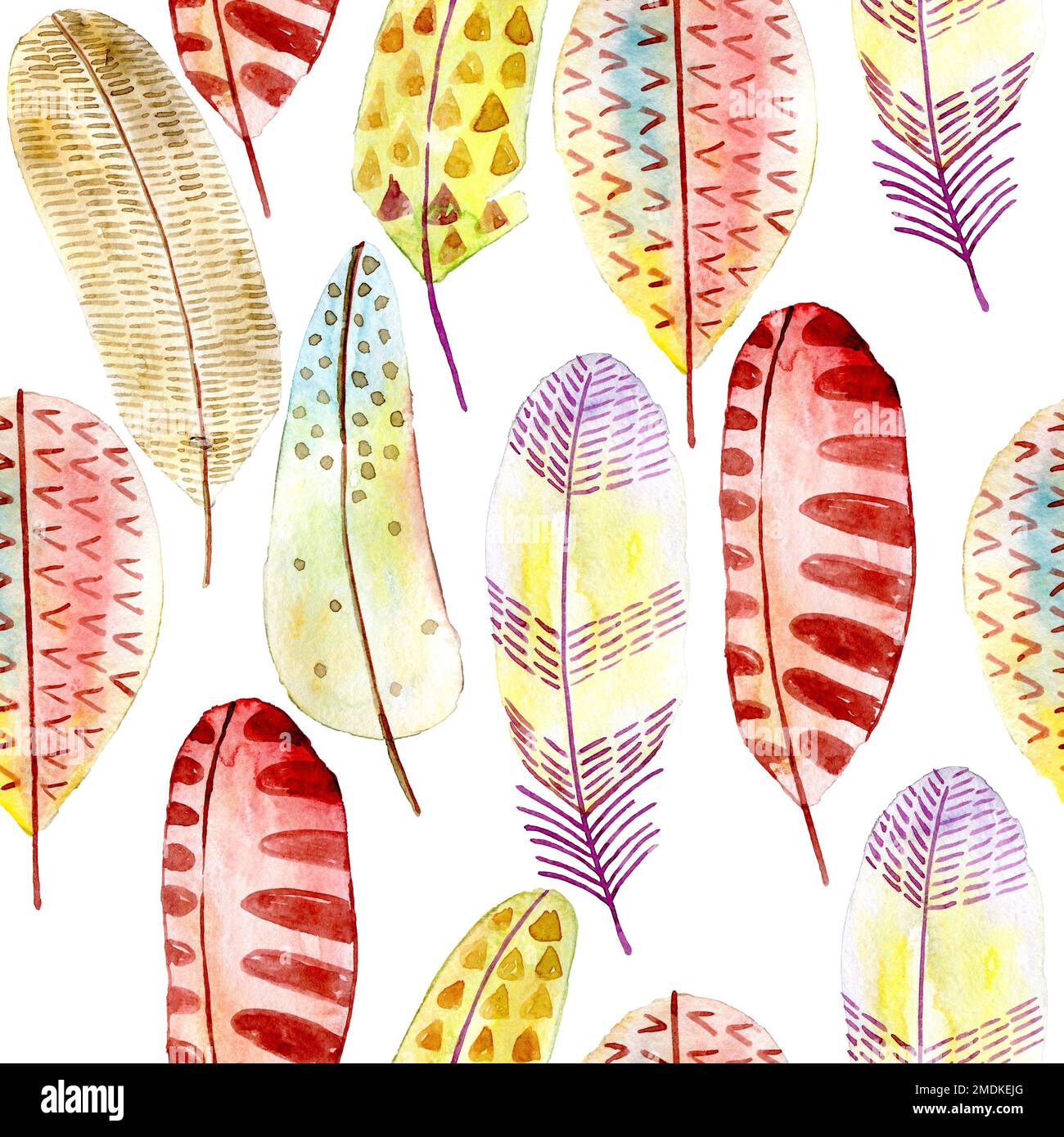 Watercolor seamless pattern Stock Photo - Alamy