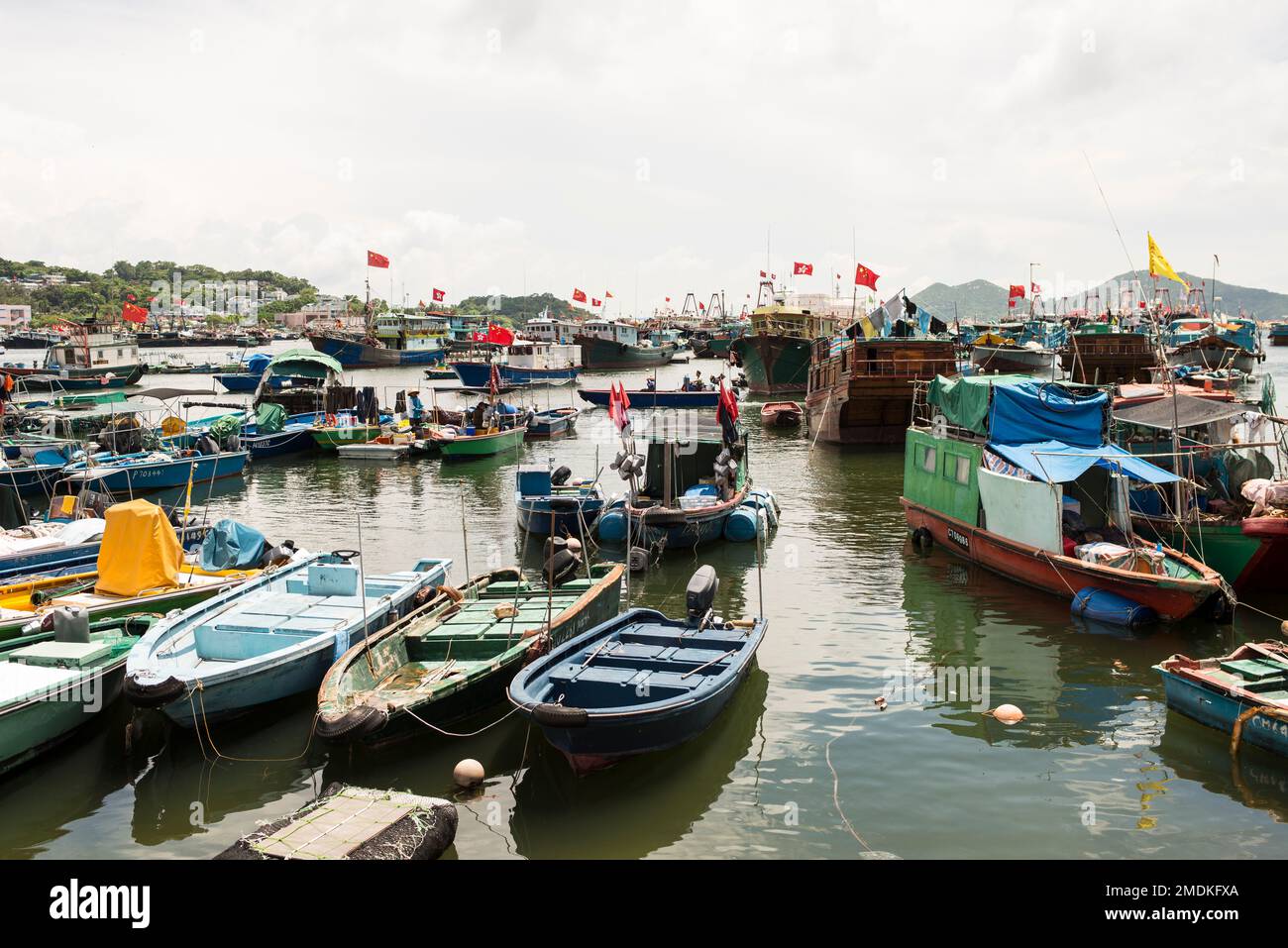 Cheung Chau harbour, Hong Kong Stock Photo - Alamy
