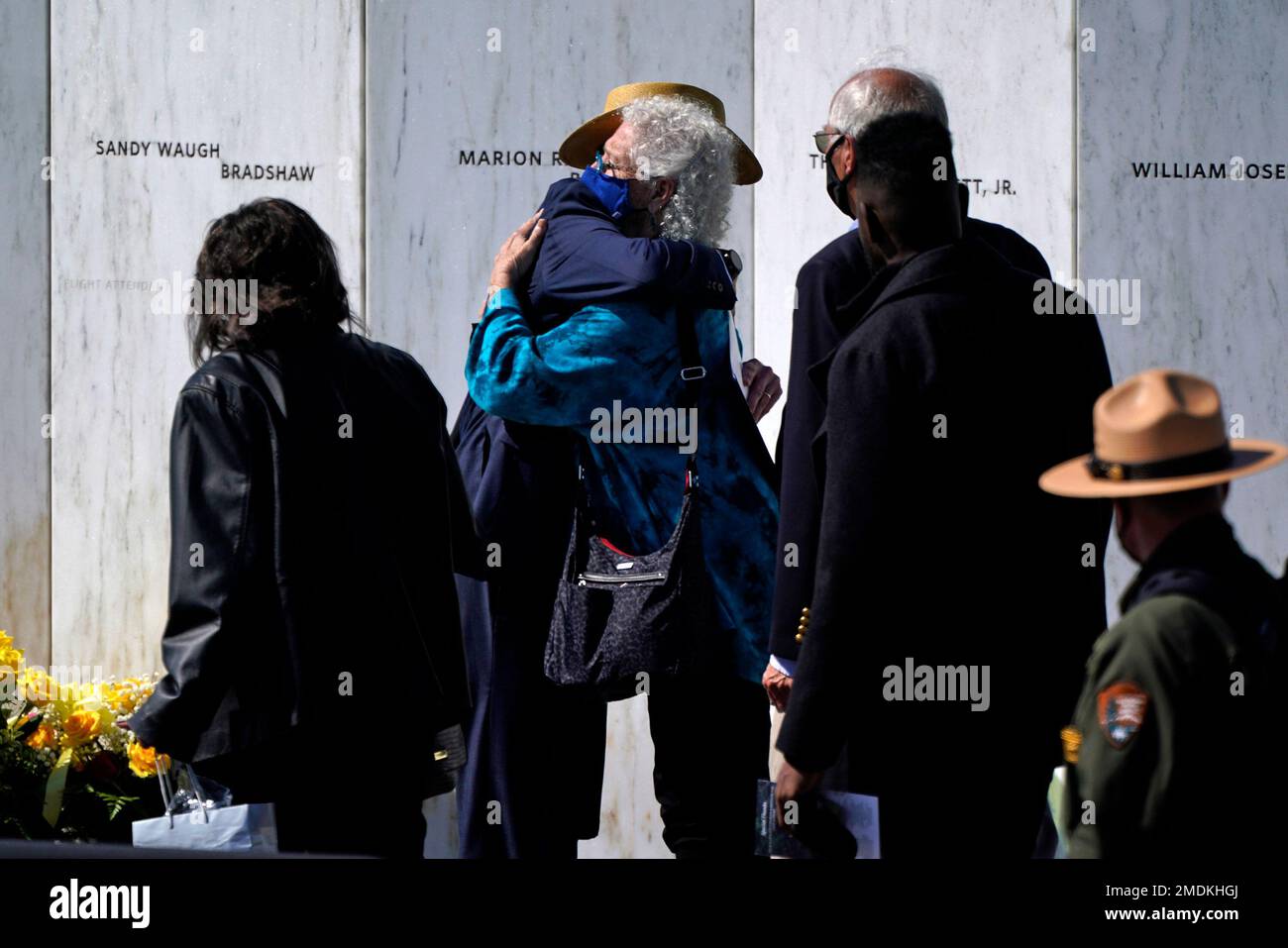 Gordon Felt, rear center in hat, whose brother Edward Felt perished on ...