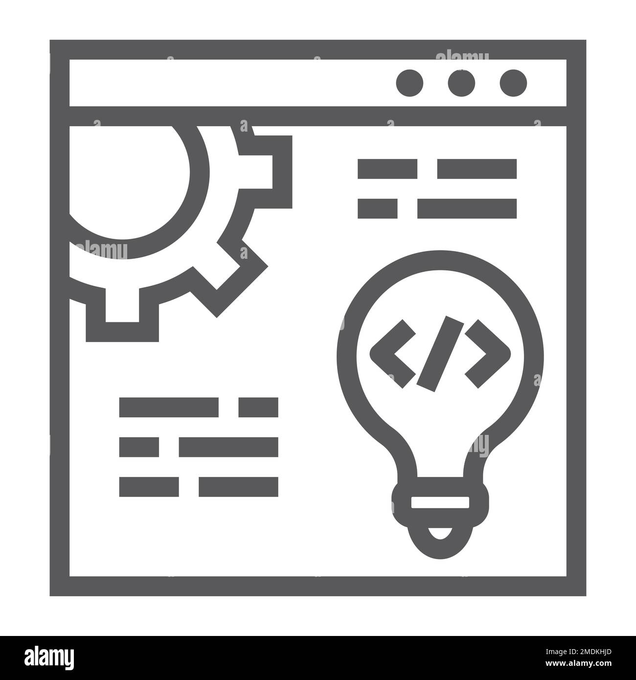 Browser settings icon Cut Out Stock Images & Pictures - Alamy