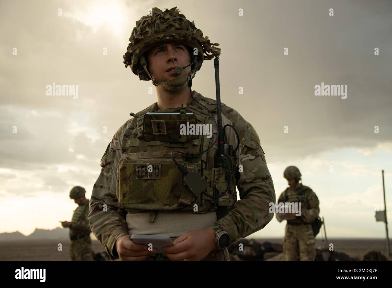 British Army, Capt. Lewis Hebblewhitea, a joint terminal attack ...