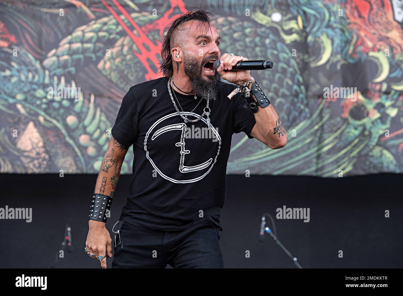 Jesse Leach of Killswitch Engage performs at Inkcarceration Music and ...