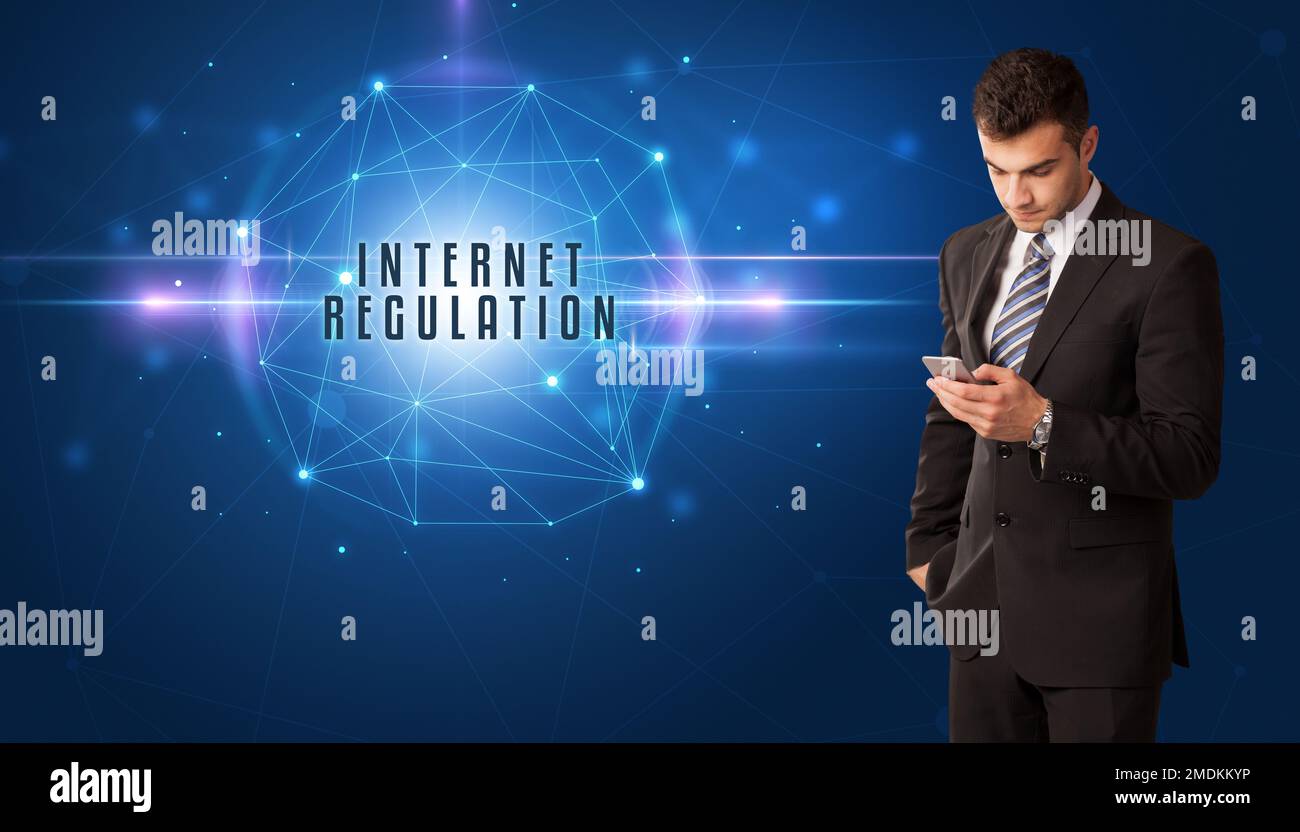 businessman thinking about security concept Stock Photo - Alamy