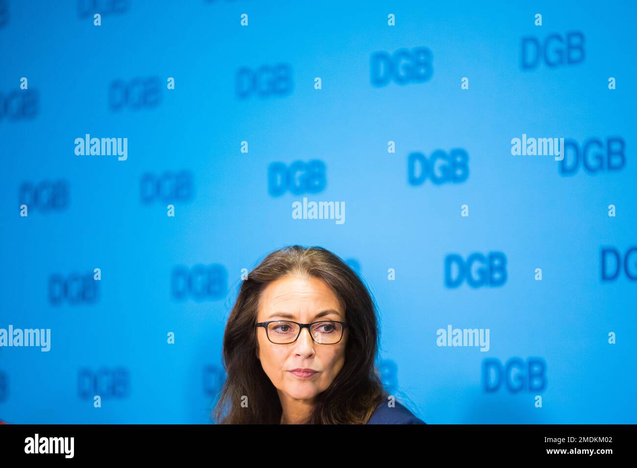 Berlin, Germany. 23rd Jan, 2023. Yasmin Fahimi, Chairwoman of the ...