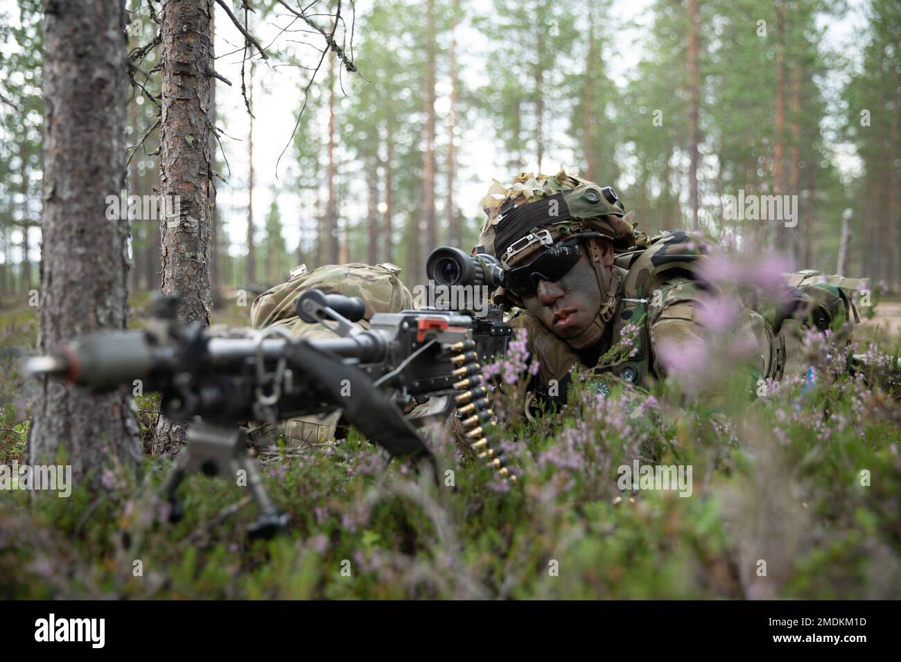U.S. Army Pfc. Delroy Holness, assigned to “Viper” Company, 1st ...