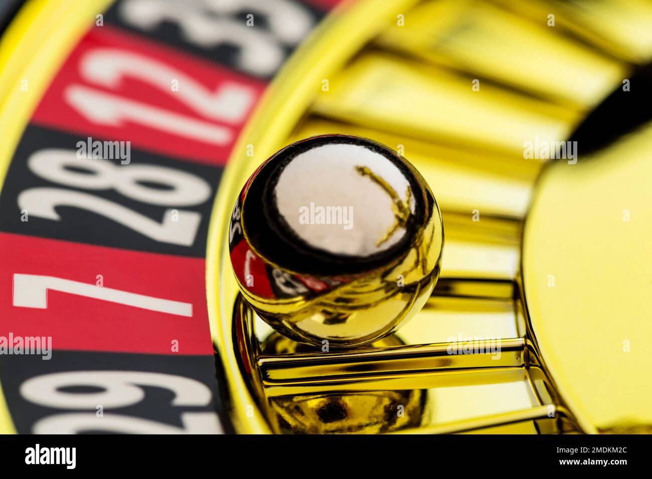 roulette plate with ivory ball Stock Photo - Alamy