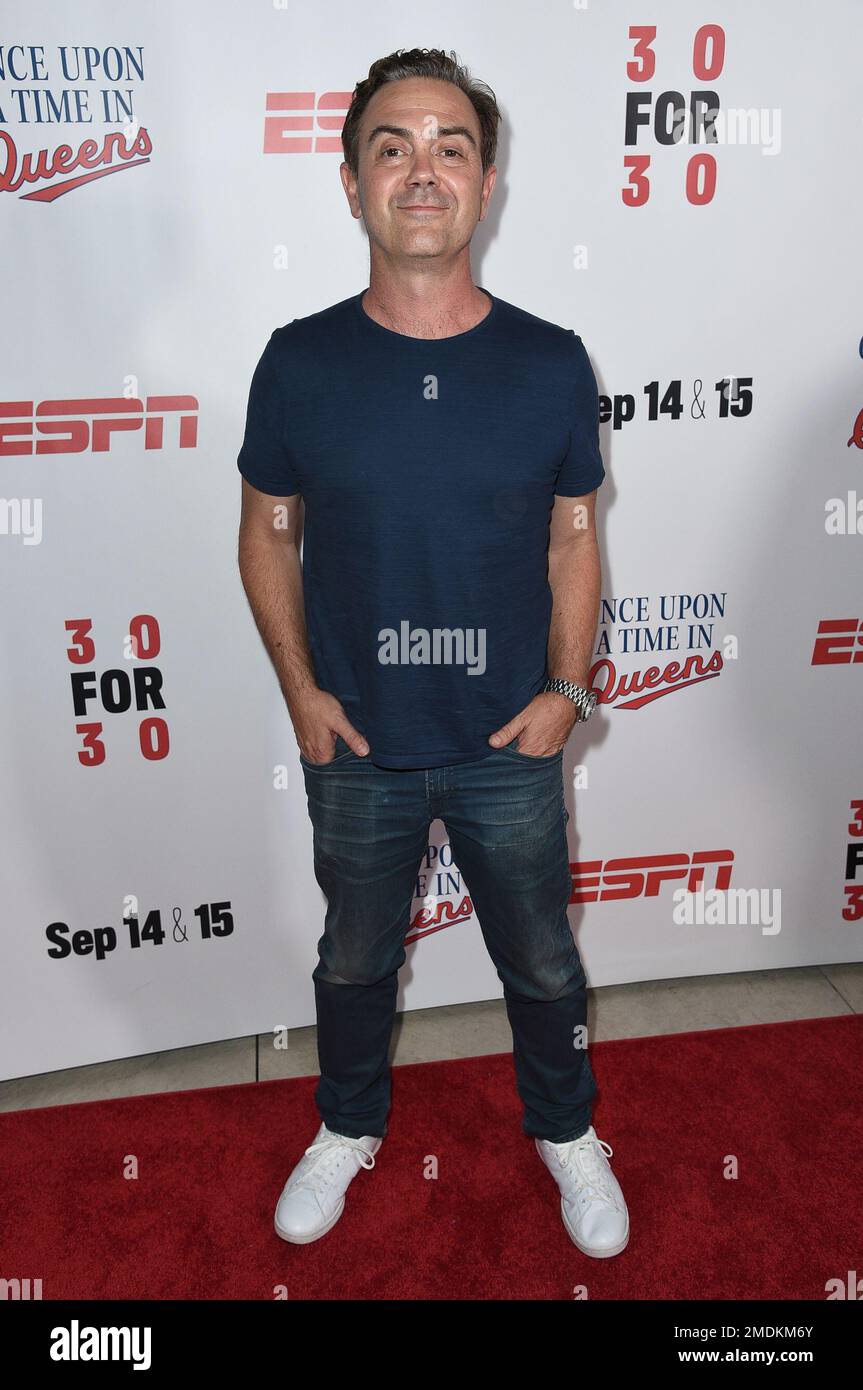 Joe Lo Truglio arrives at the premiere of "Once Upon a Time in Queens ...