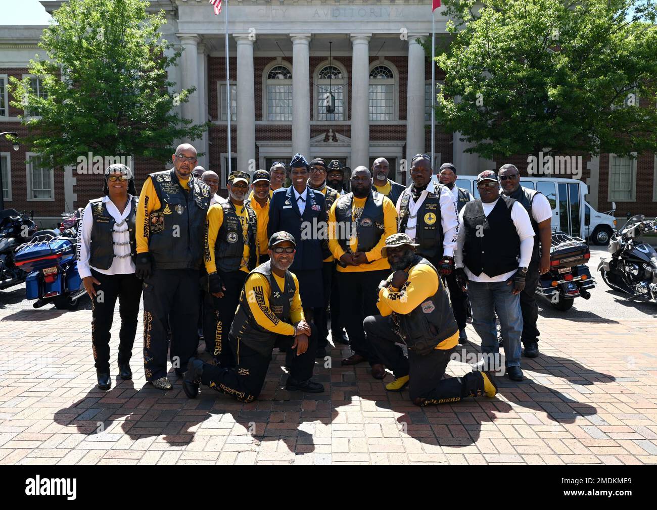 Members of the Buffalo Soldiers Motorcycle club across the Southeast ...