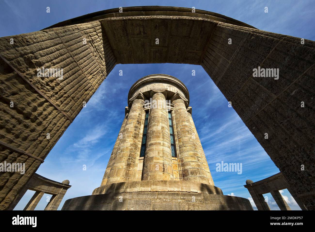 Burschenschaft Monument on the Goepelskuppe, national monument of the ...