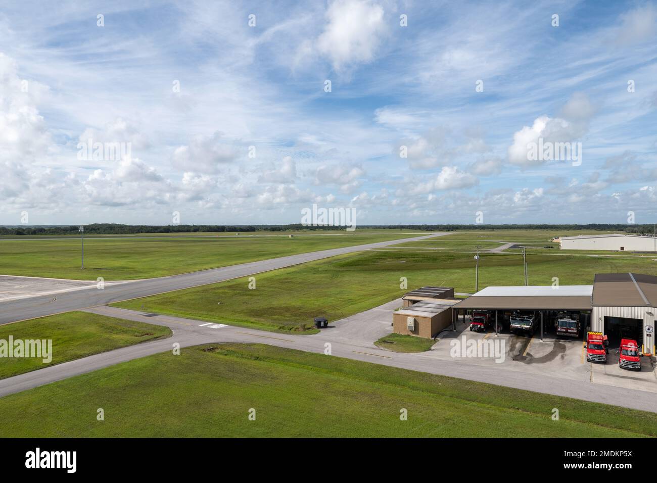 A taxiway used during exercise Agile Flag 22-2 at Avon Park, Florida ...