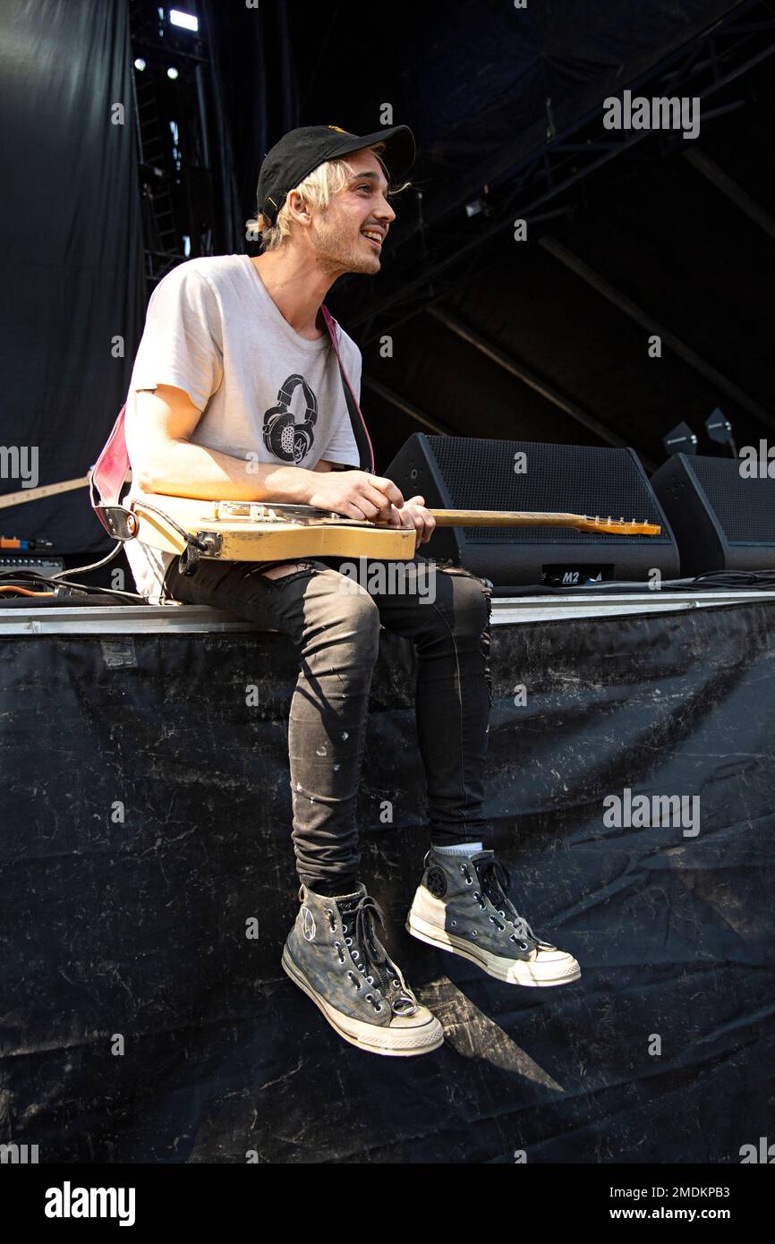 Josh Katz of Badflower performs at Inkcarceration Music and Tattoo Festival at Ohio State ...