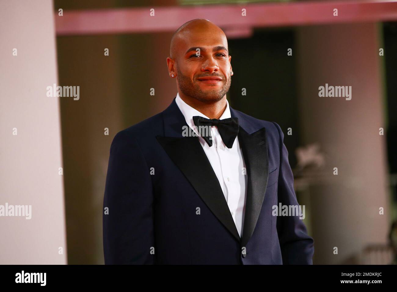 Lamont Marcell Jacobs poses for photographers upon arrival at the ...