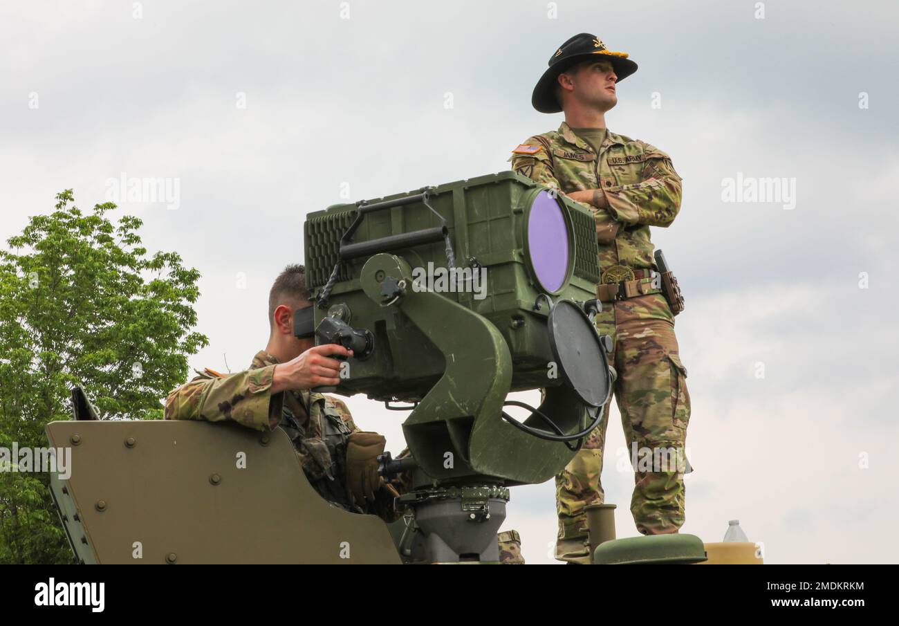 Spc. Jaret James, a cavalry scout, grades shave-tail recruit, 2nd Lt ...