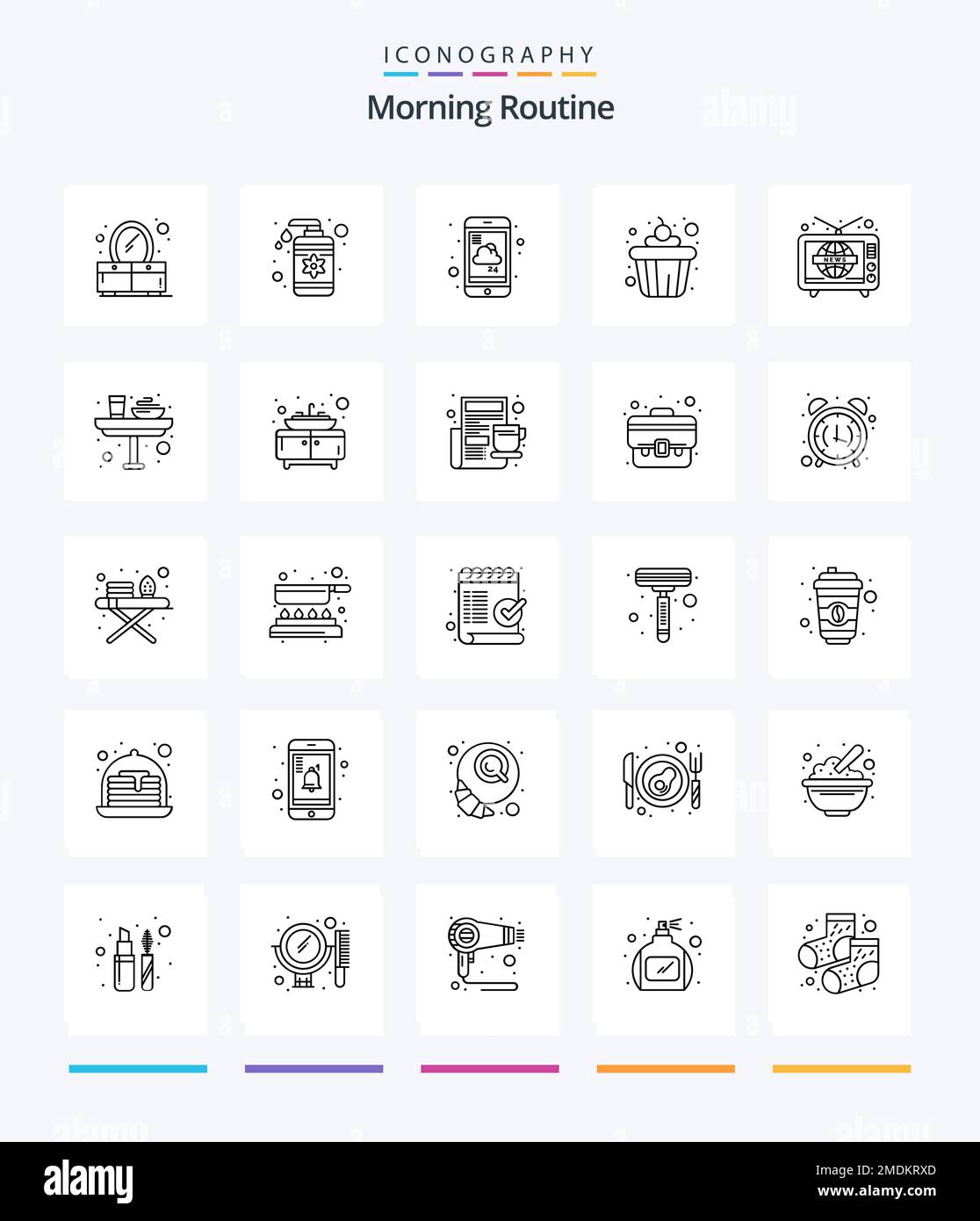 Weather news television Stock Vector Images - Alamy