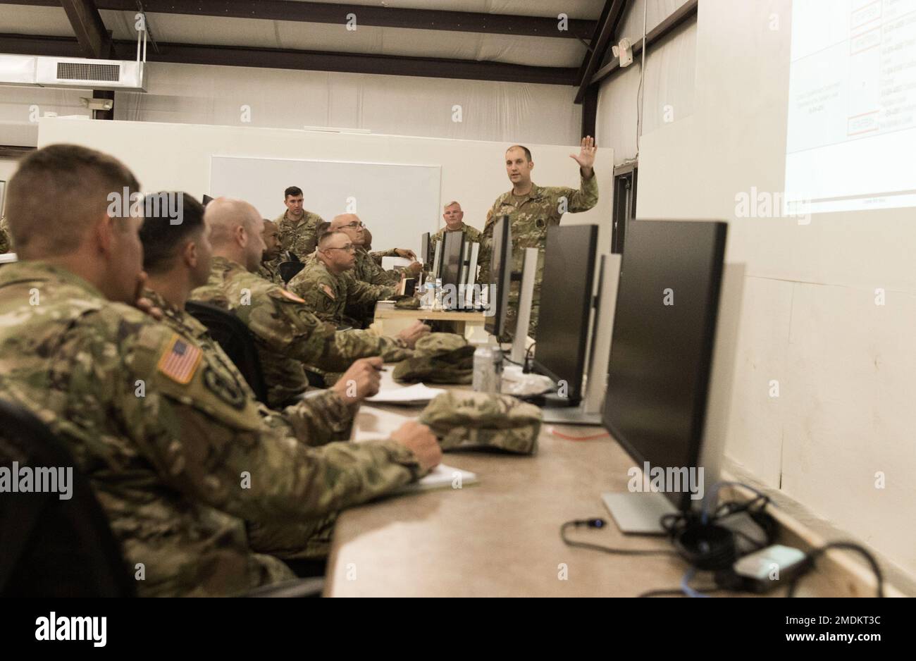 Maj. Joshua Frye, a G3 Operations Officer with the 290th Military ...
