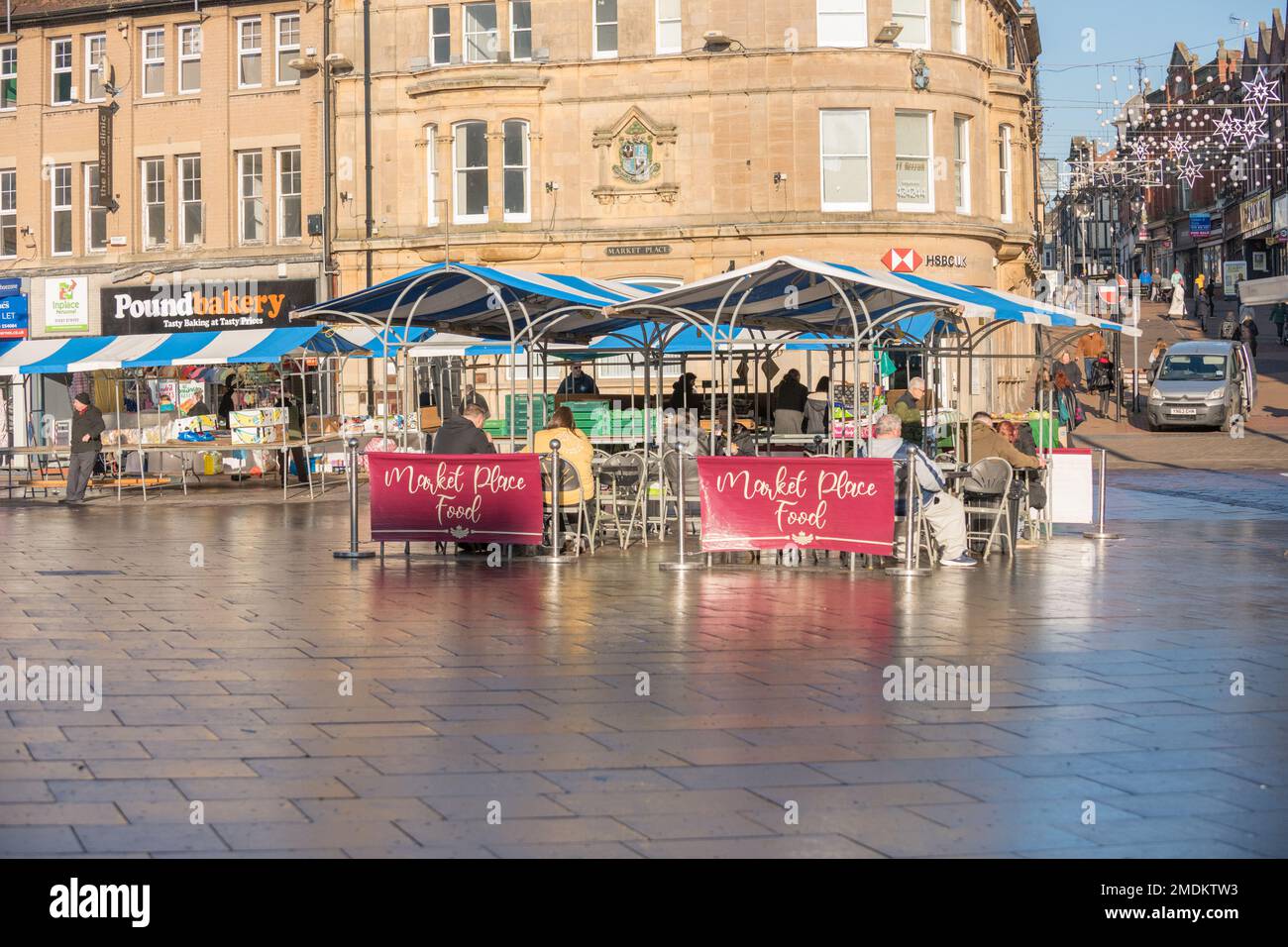 Mansfield market square hi-res stock photography and images - Alamy