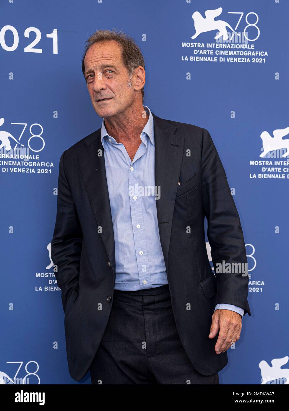 Vincent Lindon poses for photographers at the photo call for the film ...