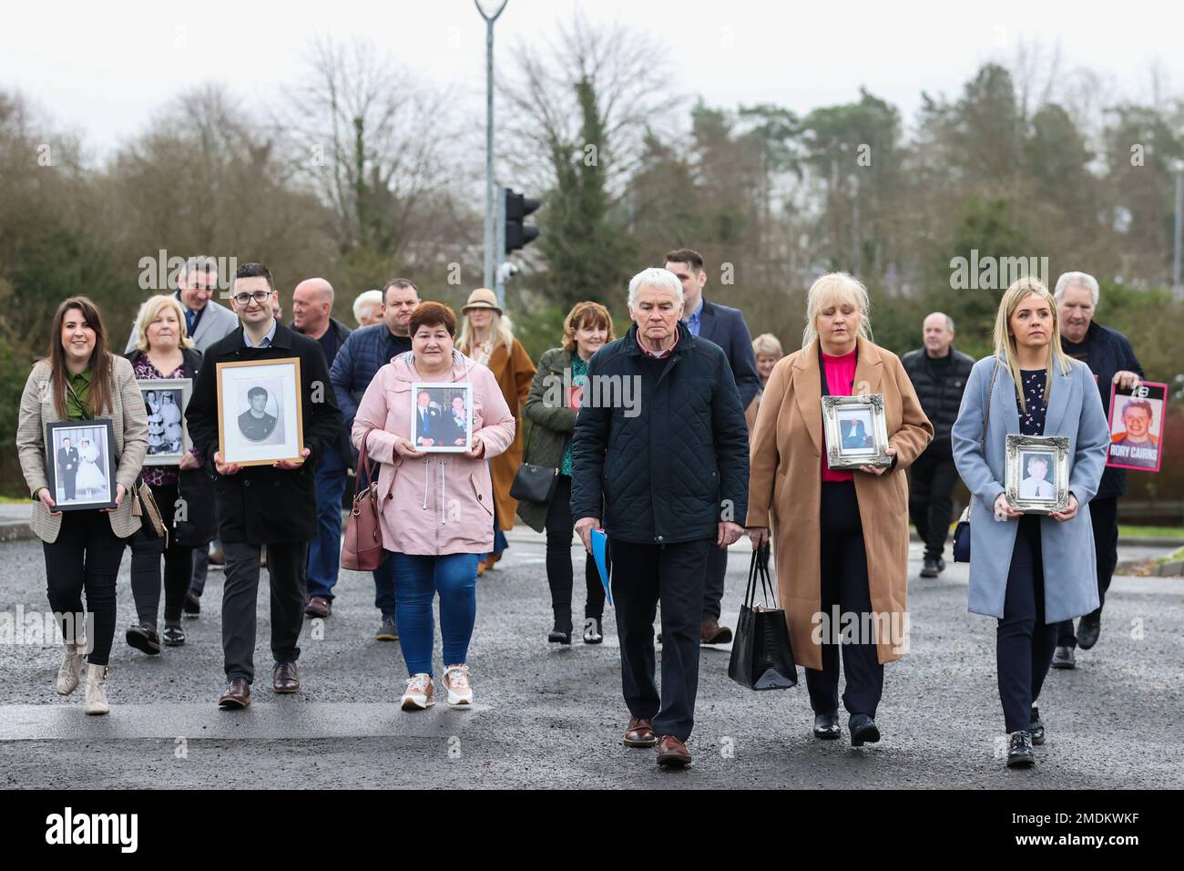 Patricia Kearney (sixth from left), daughter of Charles and Teresa Fox ...