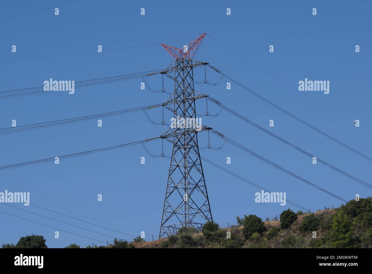 Overhead power line is a structure used in electric power transmission ...