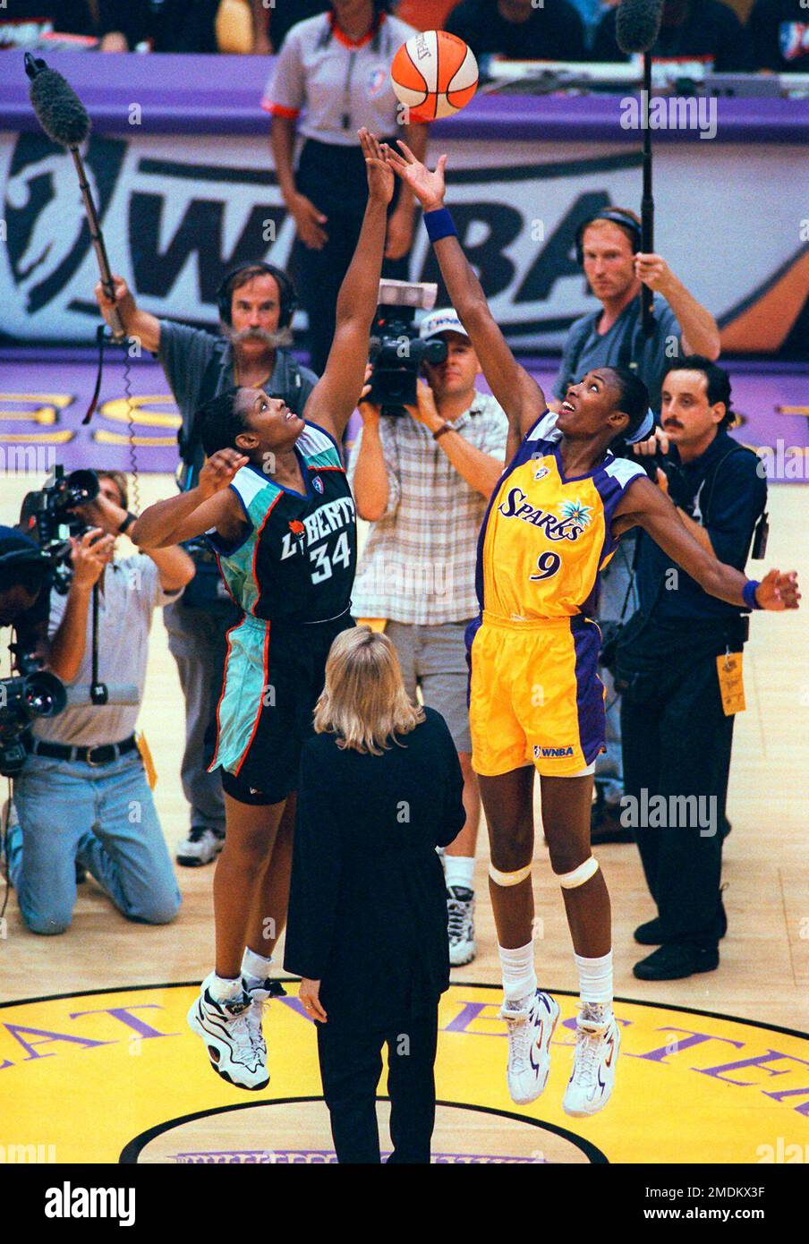 FILE - In this June 21, 1997, file photo, Los Angeles Sparks' Lisa ...