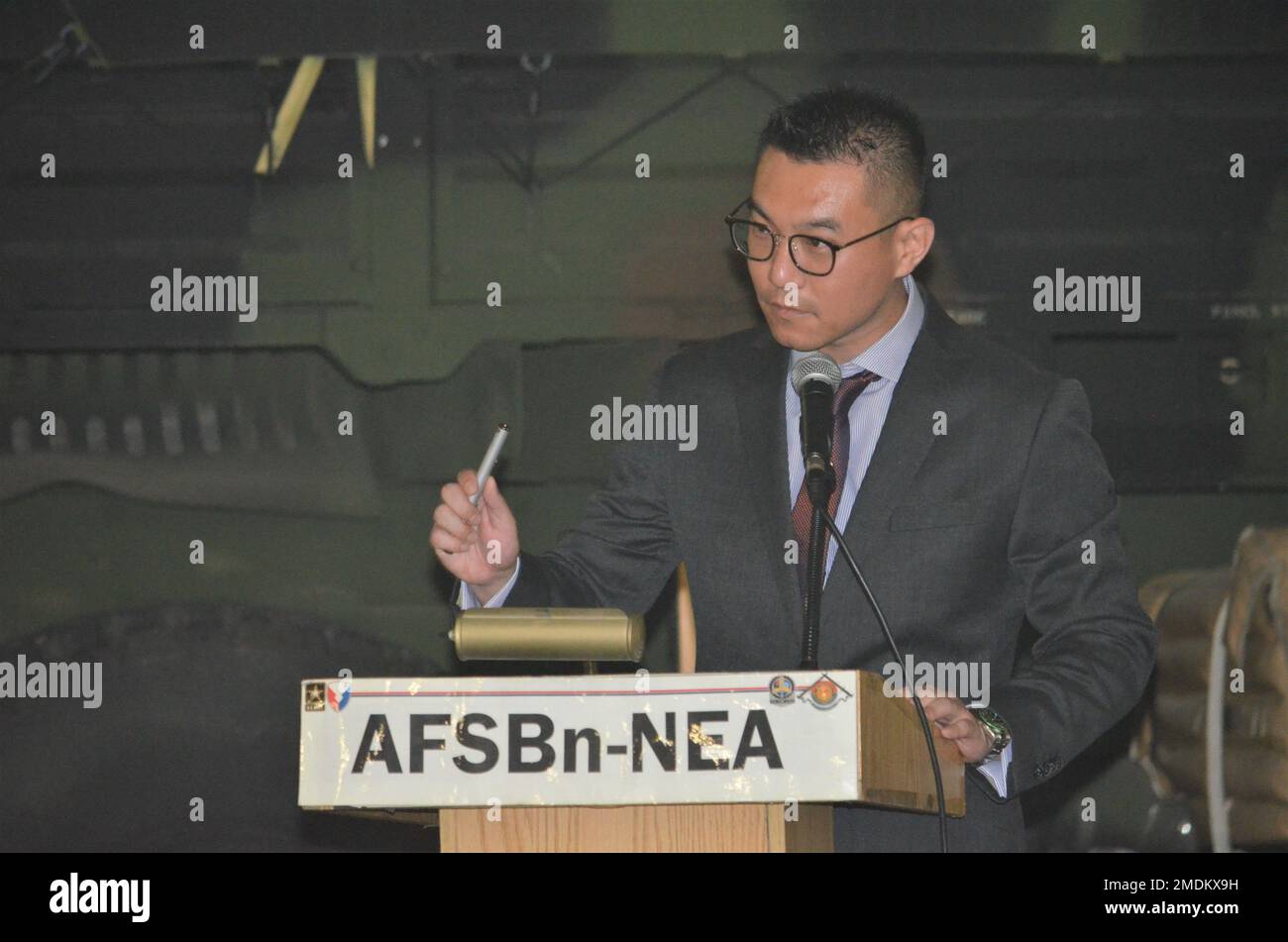 Alex Zhu, current operations officer, S-3 Operations, 403rd Army Field ...