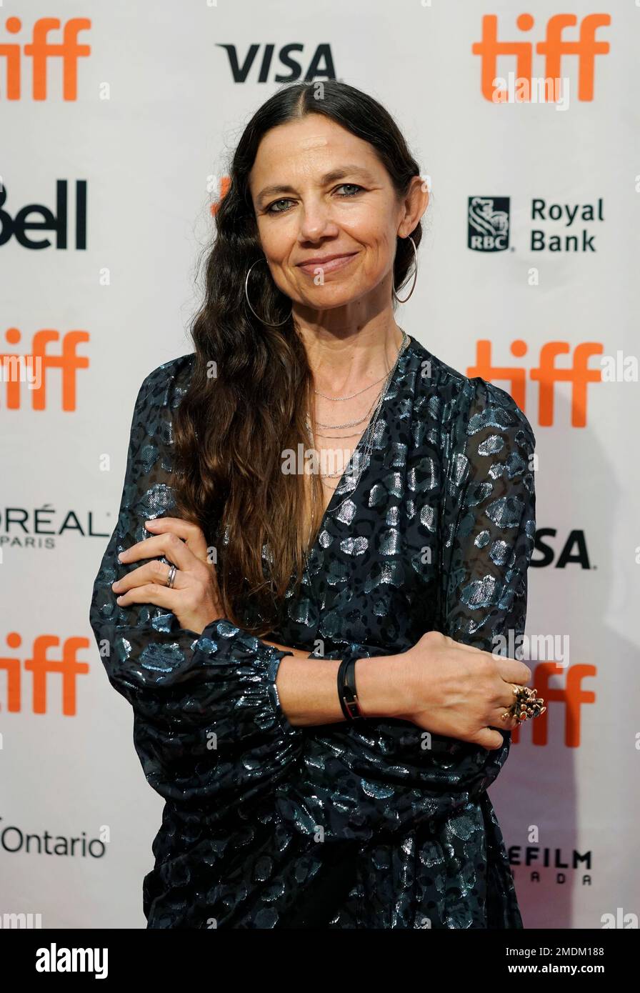 Justine Bateman, writer/director of "Violet," poses before a screening ...