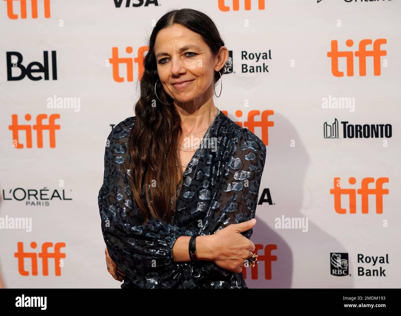 Justine Bateman, writer/director of "Violet," poses before a screening ...
