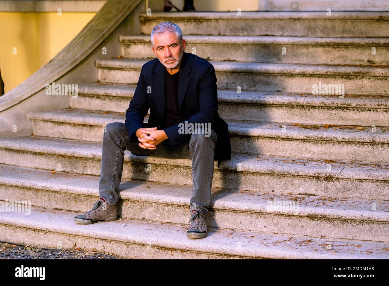 Stephane Brize poses for portraits for the film 'Another World' during ...