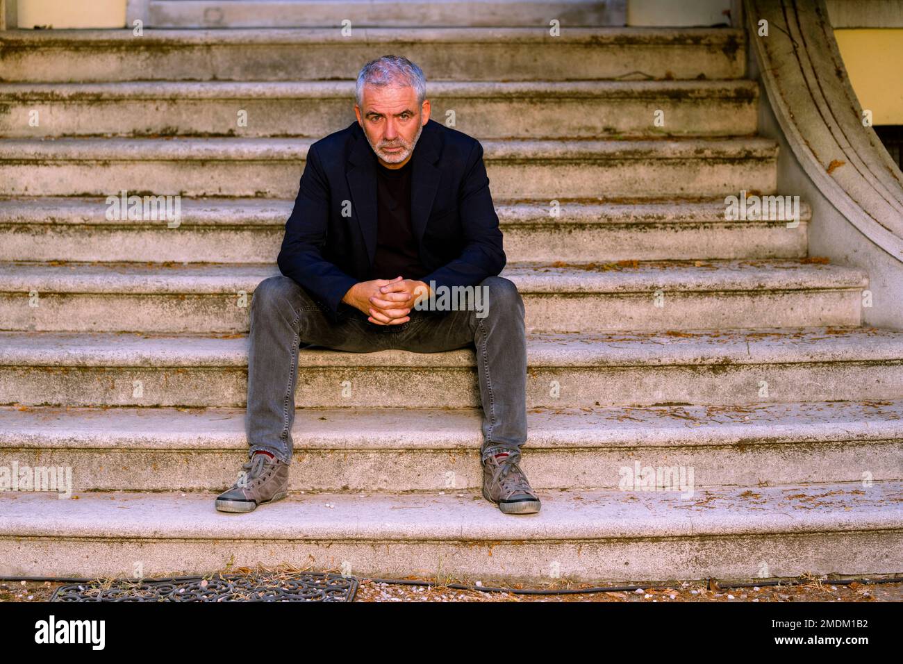 Stephane Brize poses for portraits for the film 'Another World' during ...