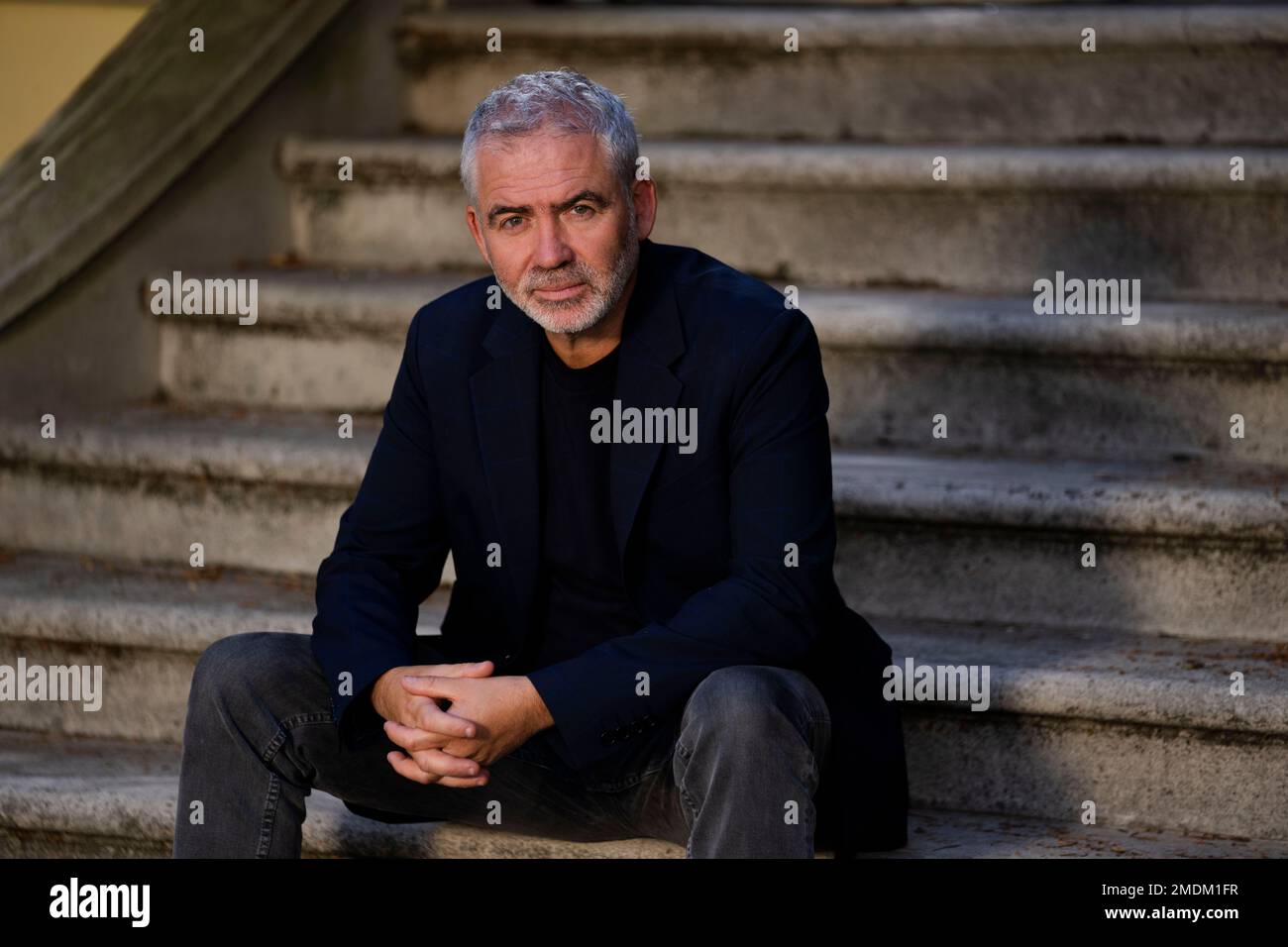Stephane Brize poses for portraits for the film 'Another World' during ...