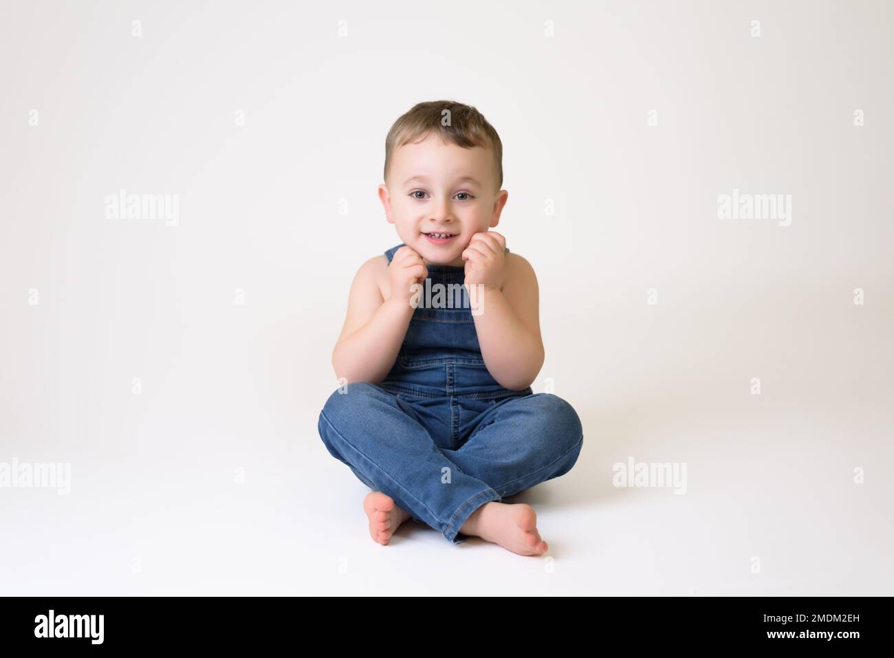 Happy child - isolated over a white background Stock Photo - Alamy