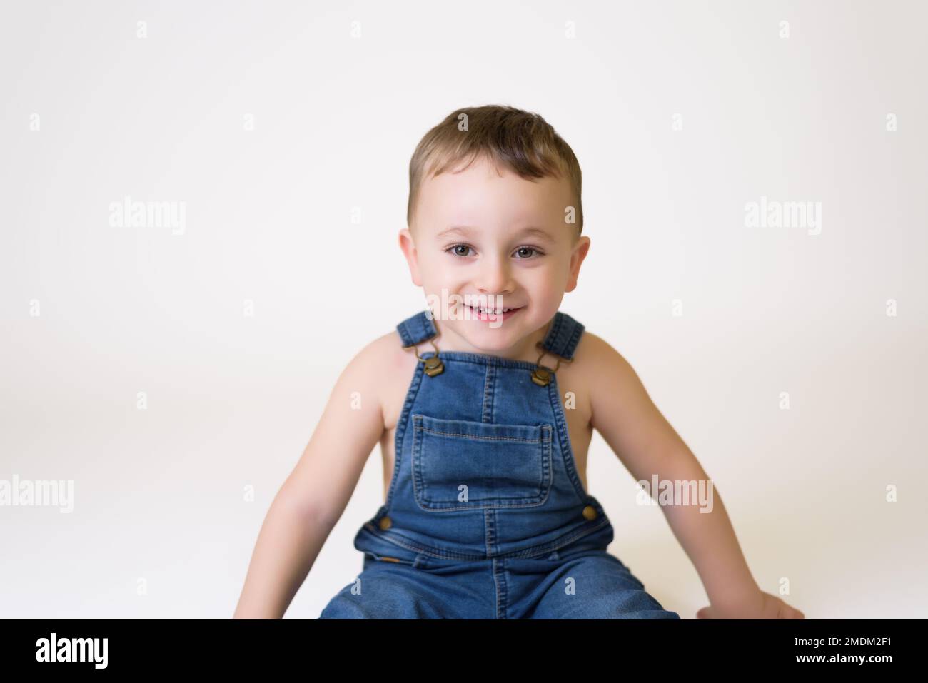 Happy child - isolated over a white background Stock Photo - Alamy