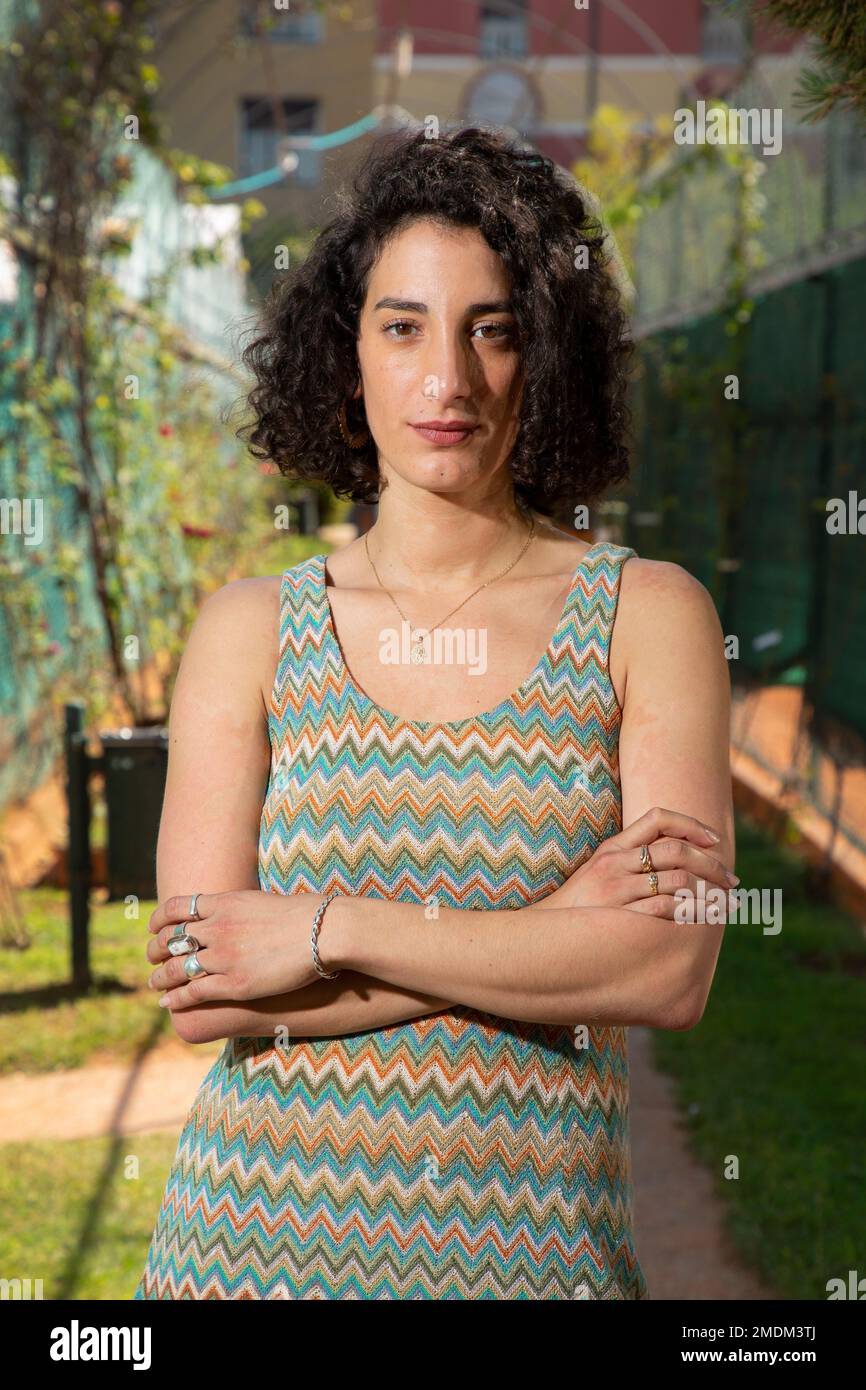 Mouna Soualem poses for portraits for the film 'You Resemble Me' during ...