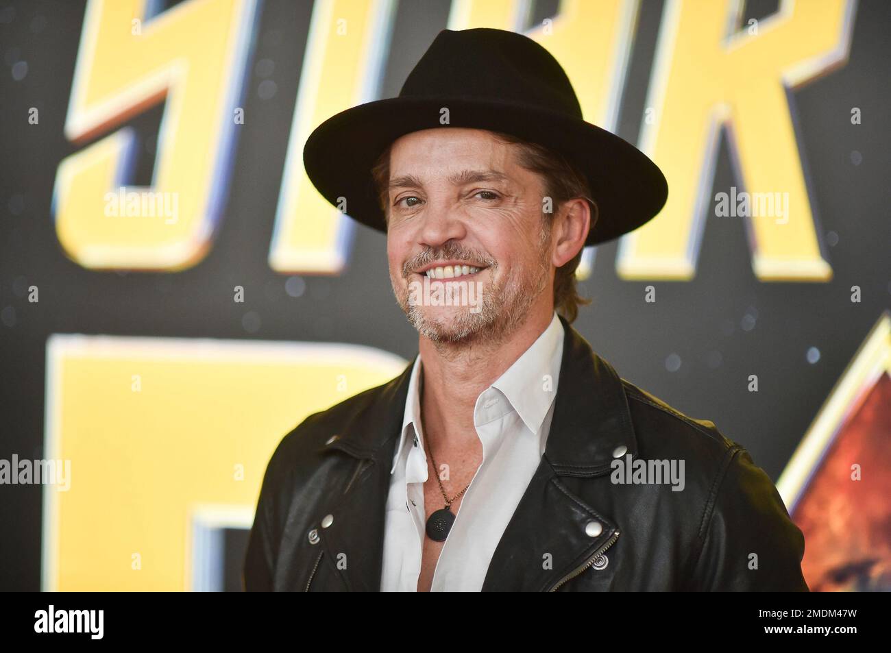 Jonathan Del Arco arrives at the Star Trek Day celebration on Wednesday ...