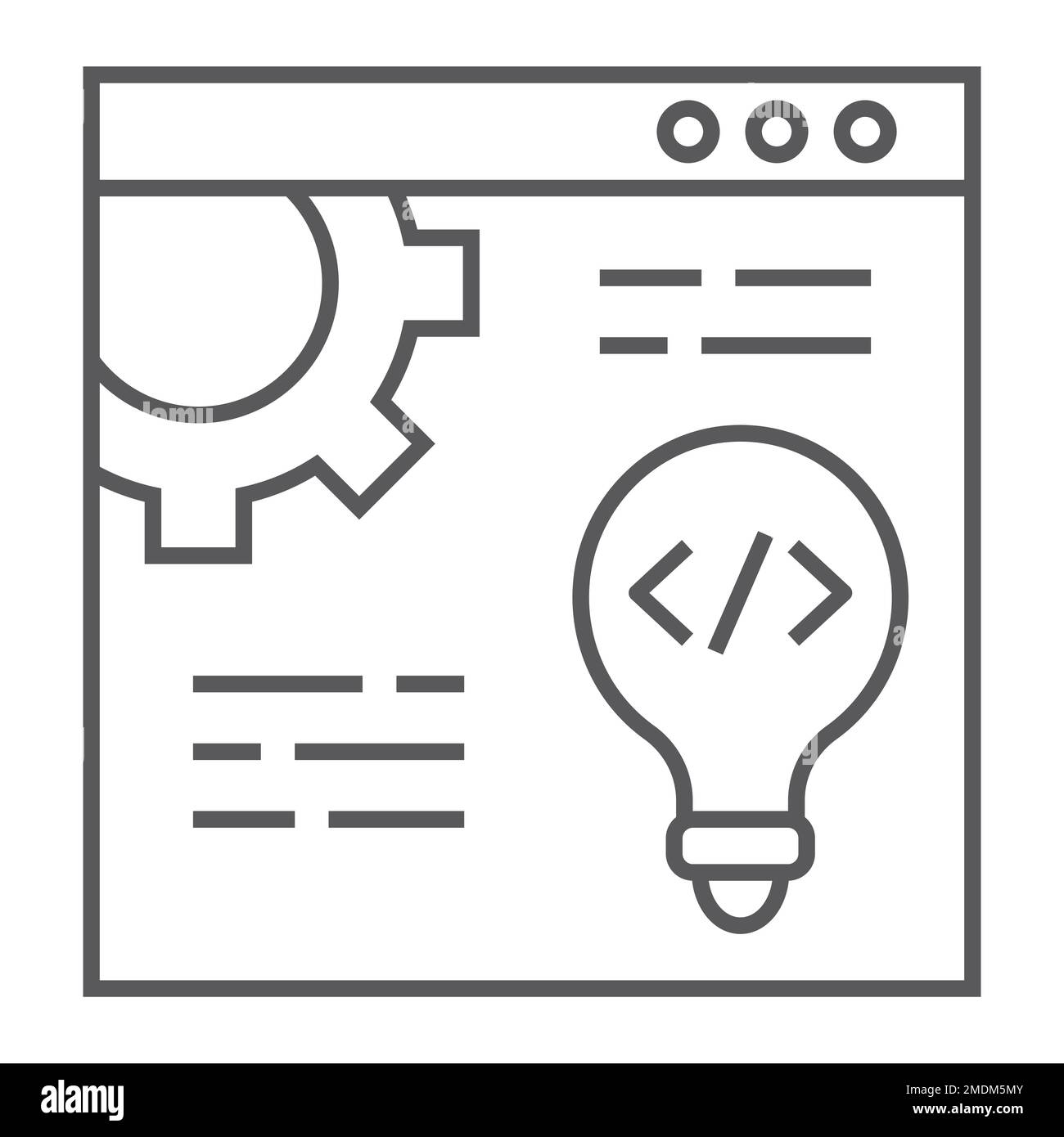 Cog window Stock Vector Images - Alamy