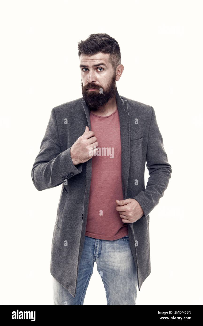 How do you like my style. Bearded hipster brutal person. Casual outfit ...