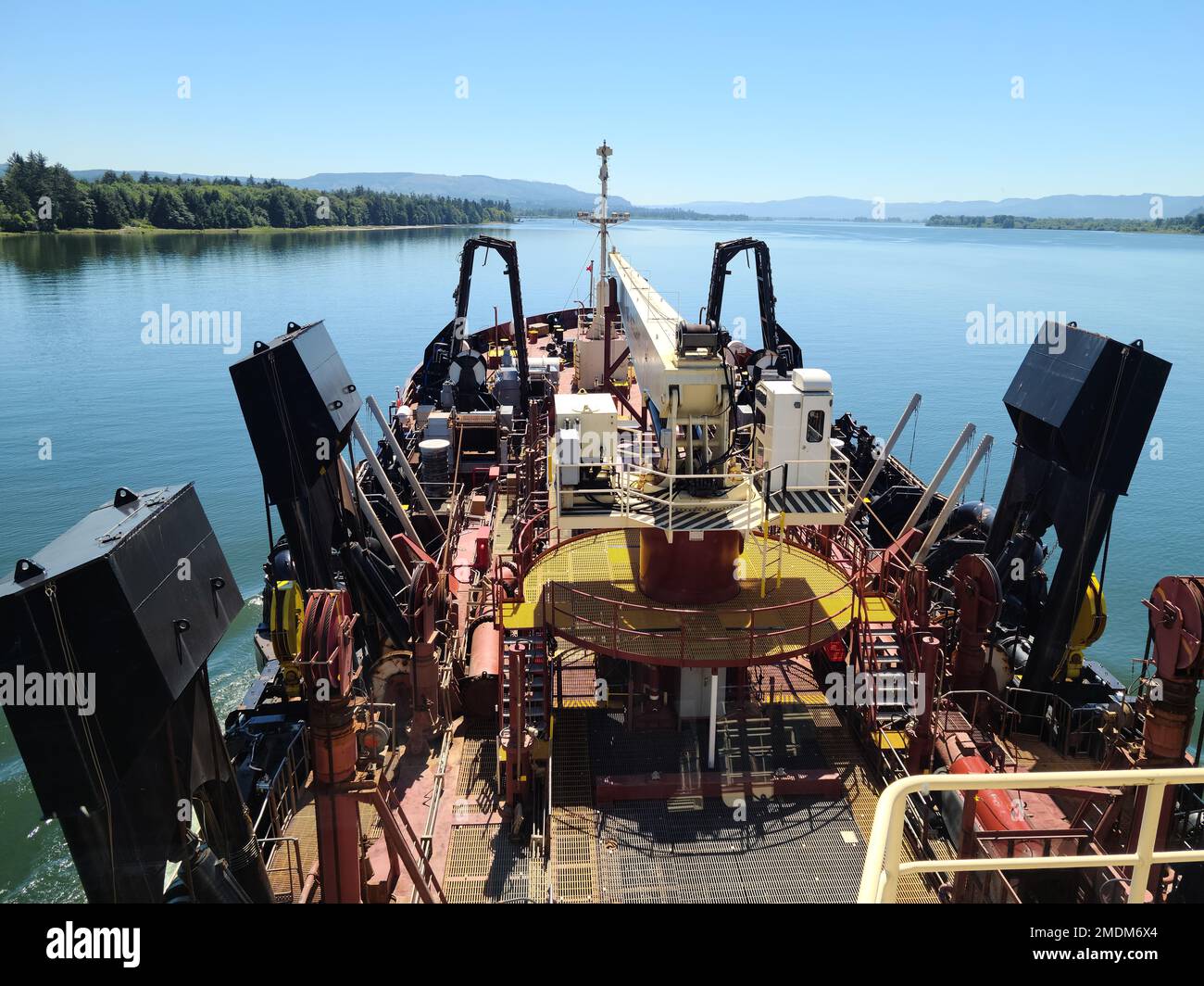 The Essayons One Of Two Hopper Dredges Owned And Operated By The