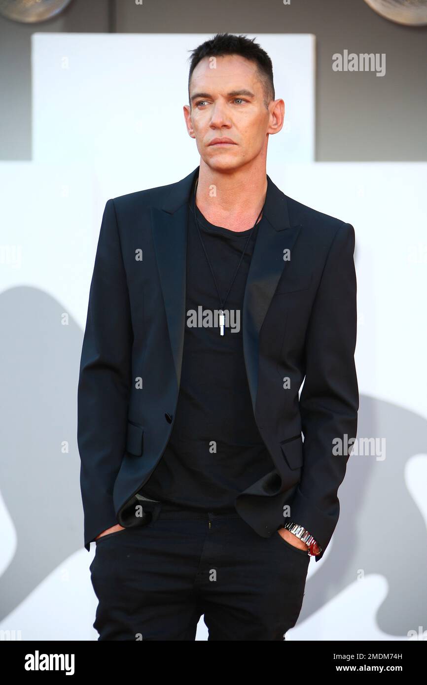 Jonathan Rhys Myers poses for photographers upon arrival at the ...