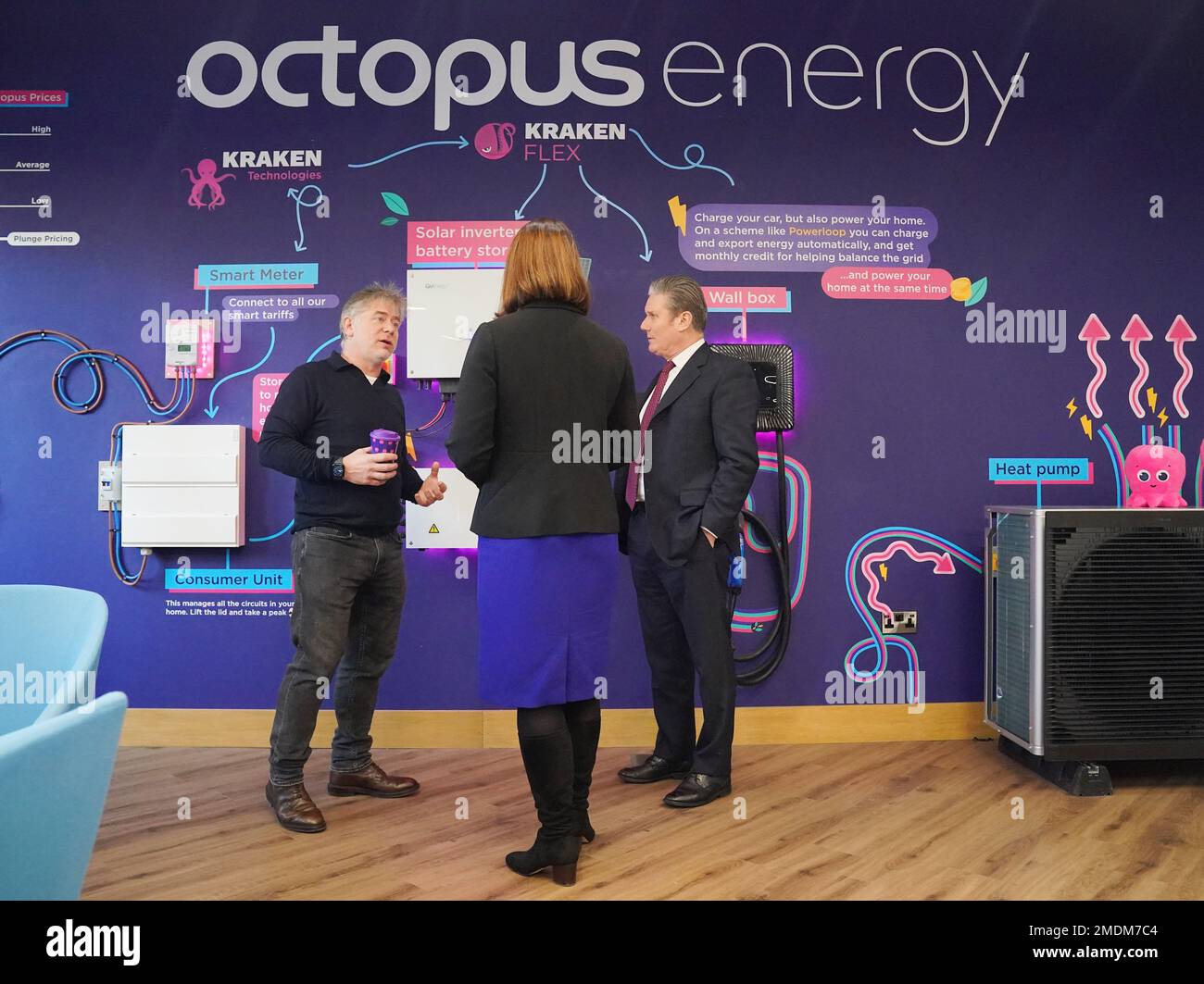 Labour party leader Sir Keir Starmer and Rachel Reeves, shadow ...