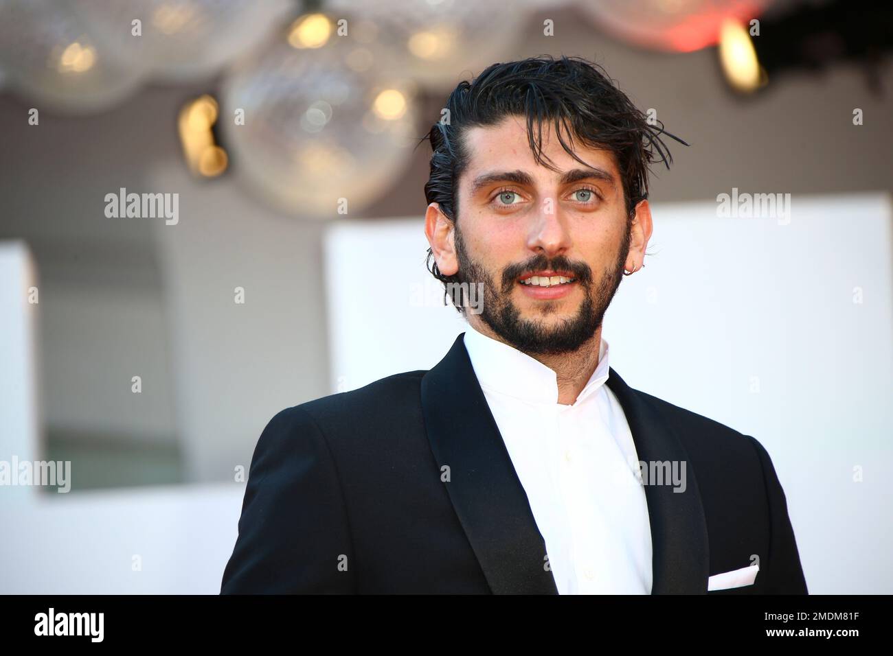 Pietro Castellitto poses for photographers upon arrival at the premiere ...