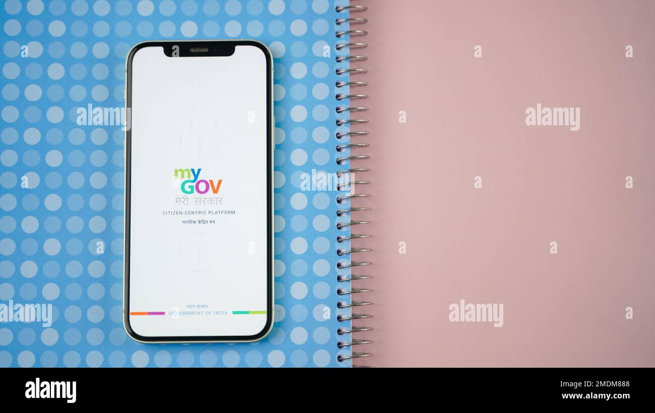 MyGov mobile phone app, a citizen engagement platform launched by the ...