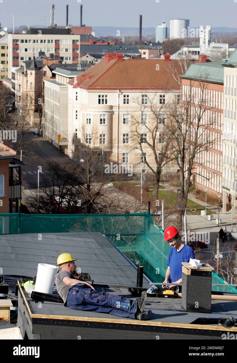 A construction site, Linköping, Sweden Stock Photo - Alamy
