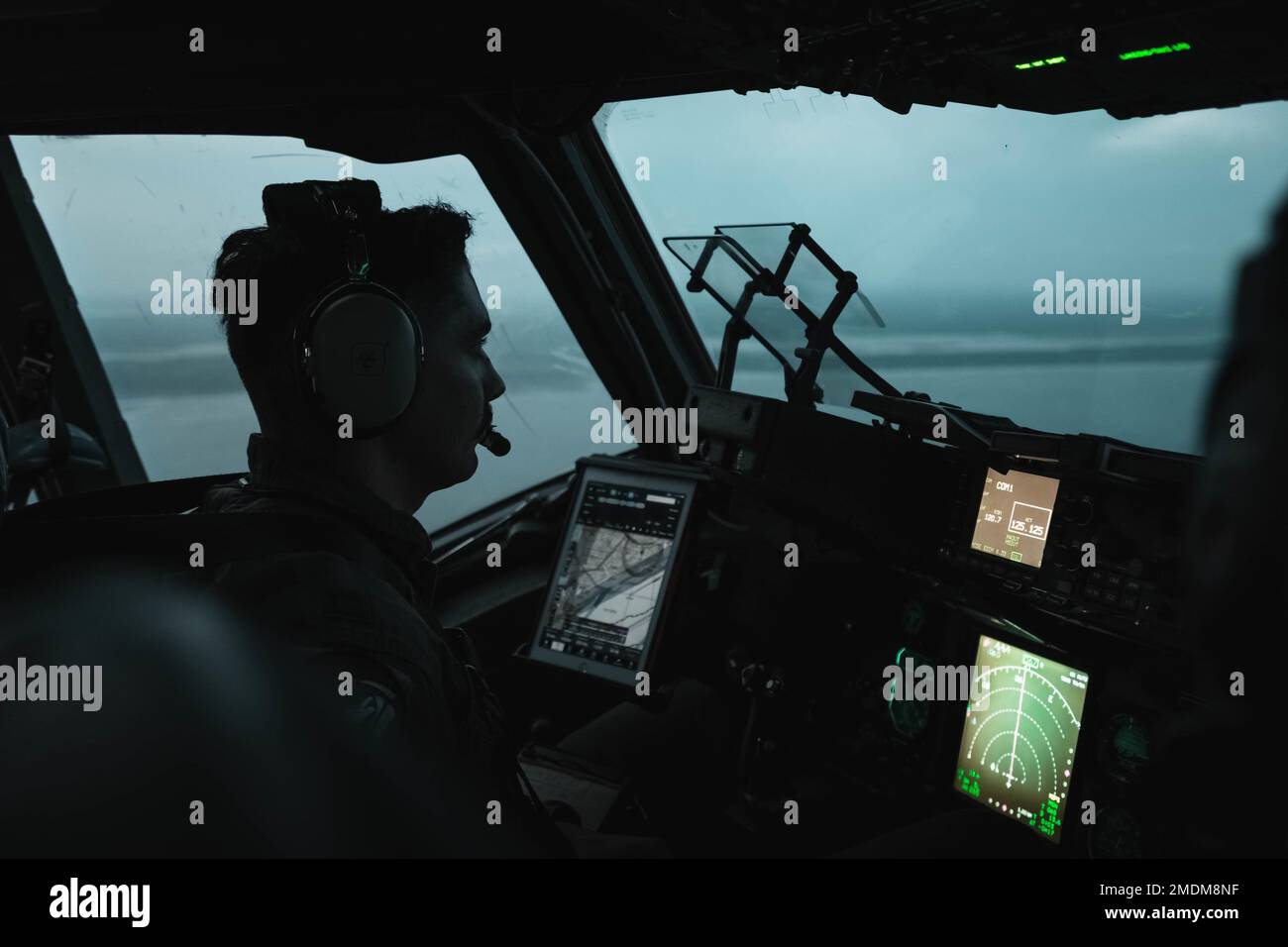 U.S. Air Force Capt. Patrick Lobo, 14th Airlift Squadron instructor ...