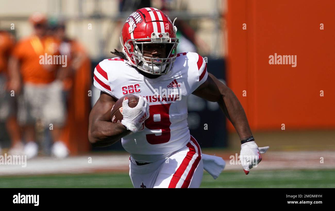 Louisiana-Lafayette's Lance LeGendre (9) runs against Texas during the ...