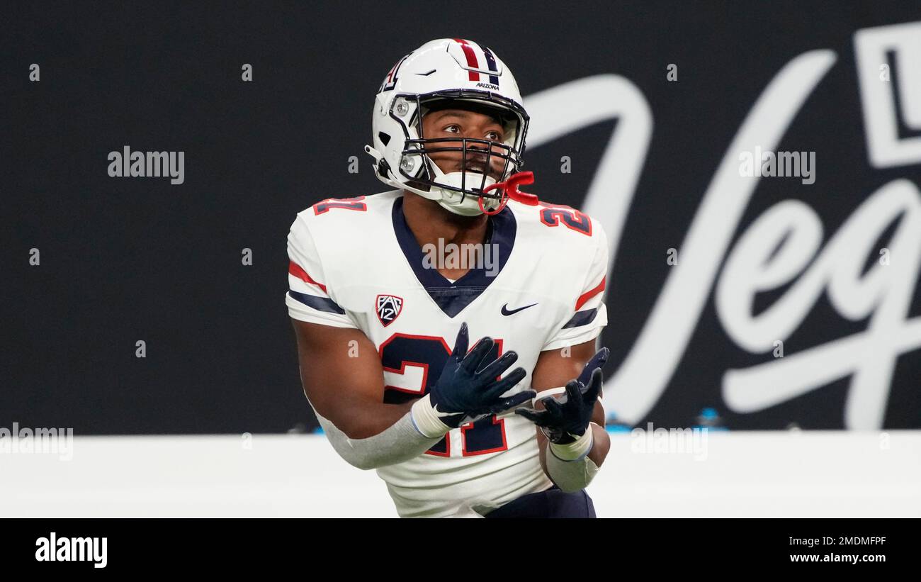Arizona running back Jalen John (21) during an NCAA football game ...