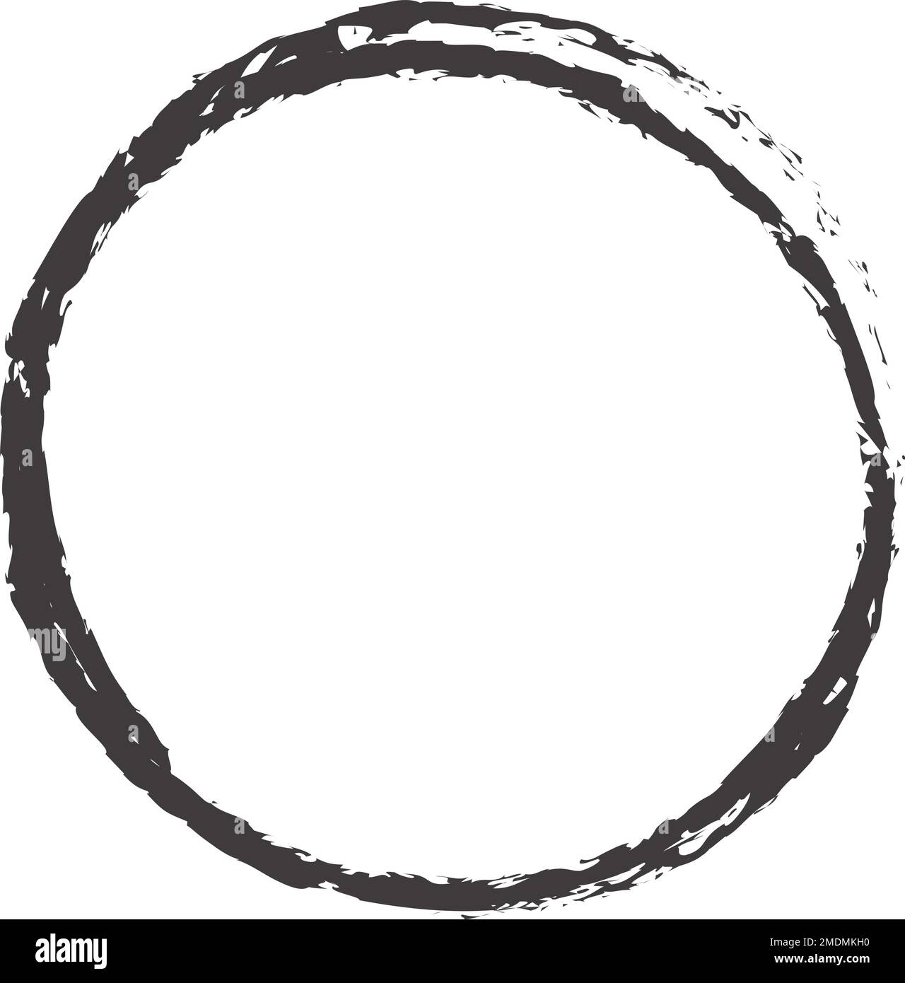 Hand drawn circle line sketch. Vector circular scribble doodle round ...