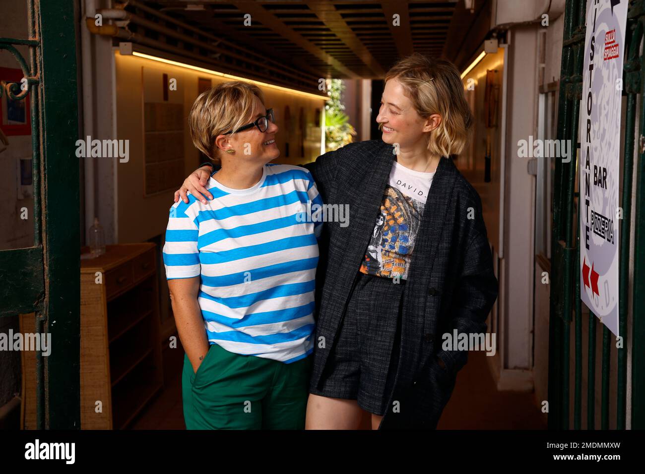 Alba Rohrwarcher, right and Laura Bispuri pose for portraits for the ...