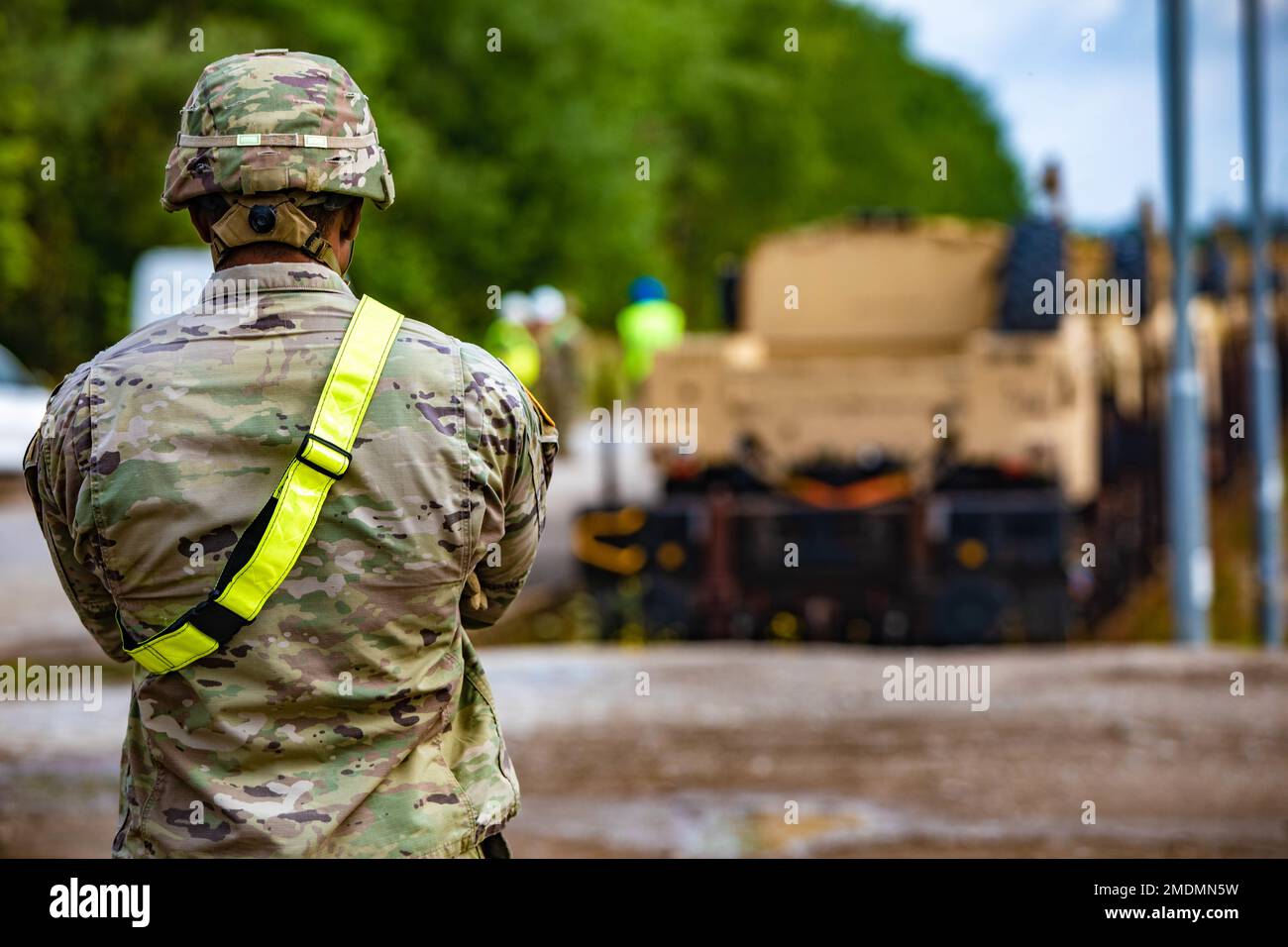 U.S. Army soldier, assigned to 3rd Armored Brigade Combat team, 1st ...