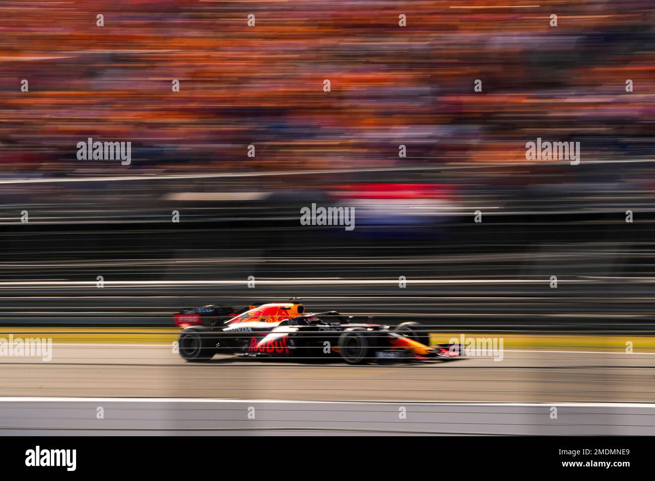 Red Bull driver Max Verstappen of the Netherlands steers his car during ...